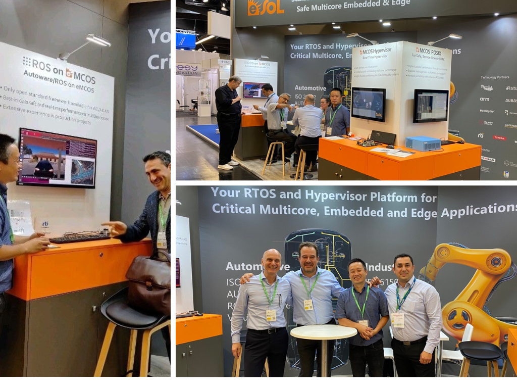 Latest Edge Solutions From eSOL Shown Successfully at Embedded World 2022